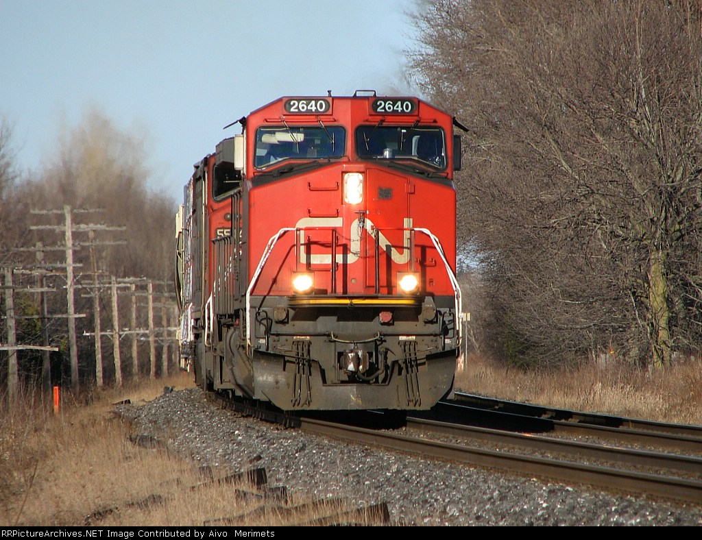 CN 2640 at Mile 260 Kingston Sub.